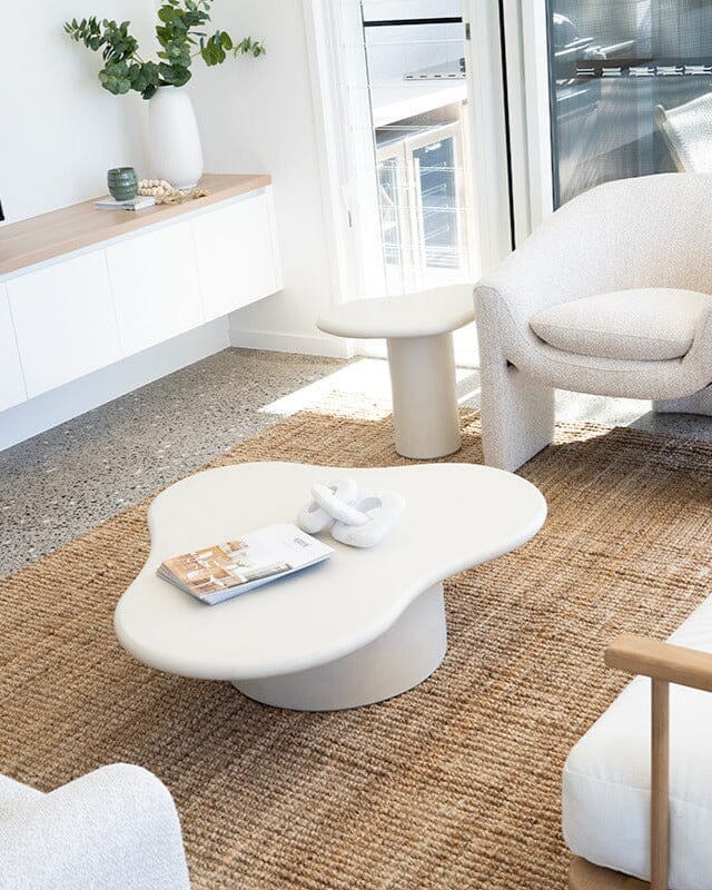 Siena Microcement Coffee Table Seashell | Modern Coastal – SUN REPUBLIC