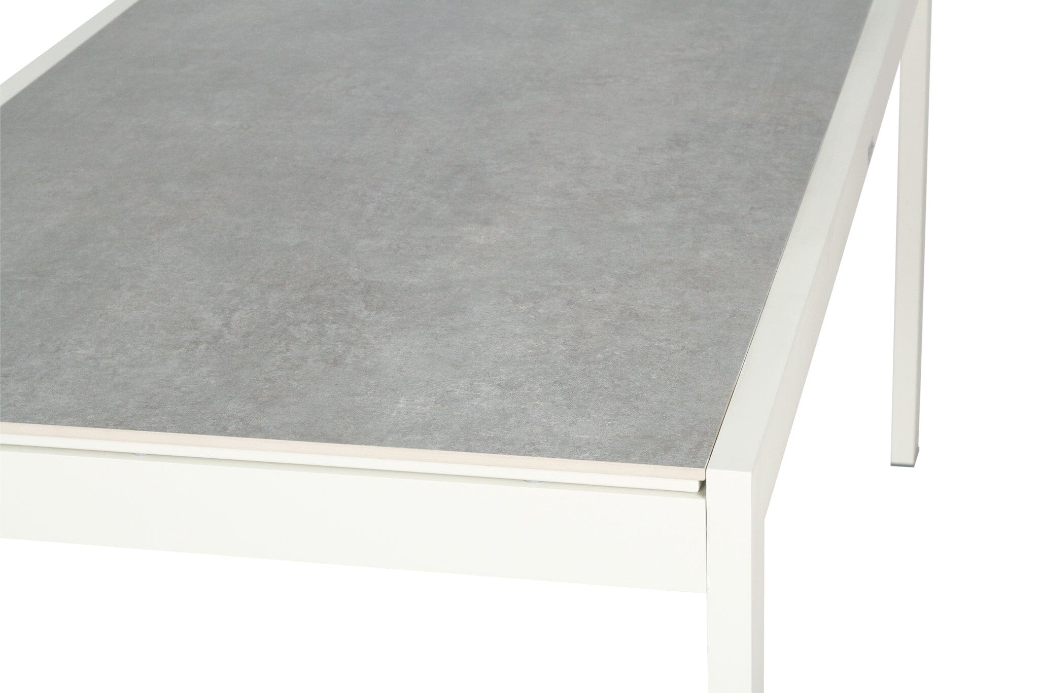 Spencer Outdoor Dining Table | Ceramic Top & Powder-Coated Frame | Two ...
