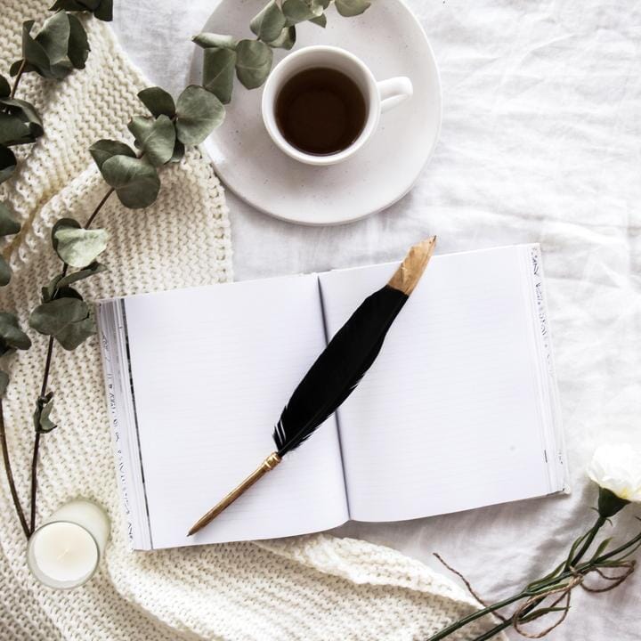 Gold Dipped Black Feather Pen – Elegant Luxury Gift | Skye – SUN REPUBLIC