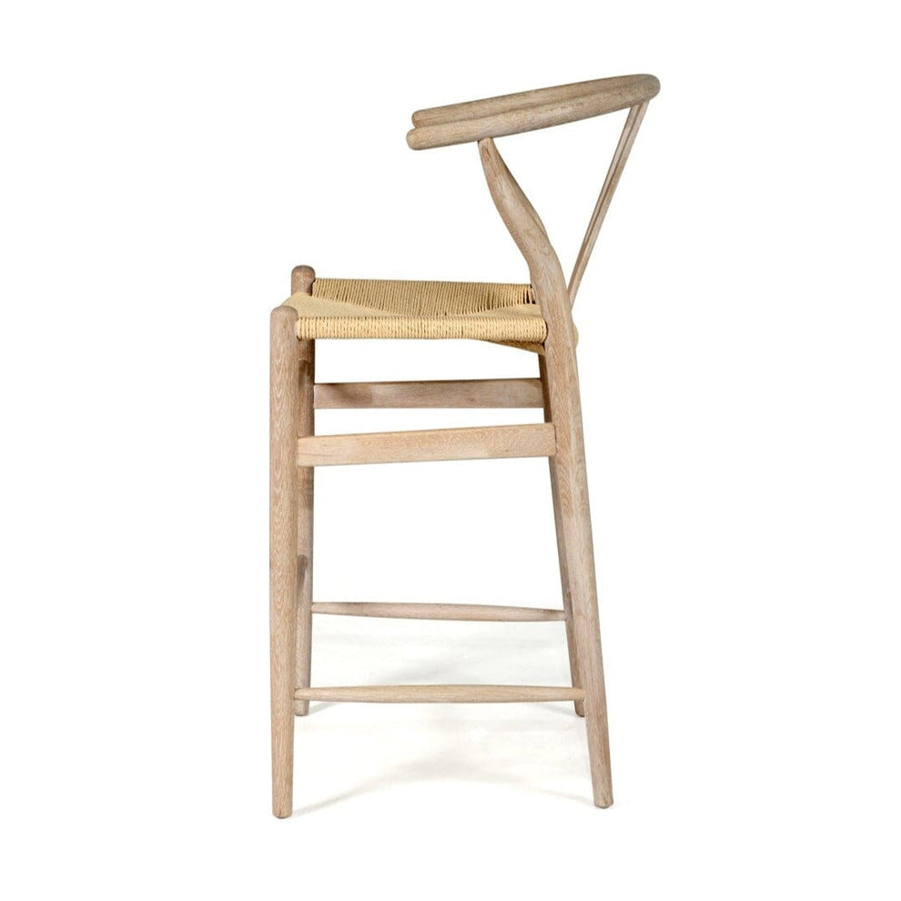 Wishbone Counter Stool - Coastal Oak – SUN REPUBLIC